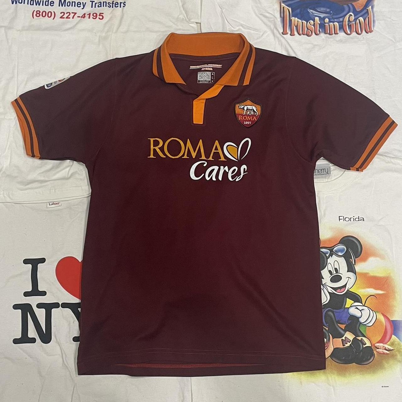 Kappa AS ROMA TOTTI 2013 Home... - Depop