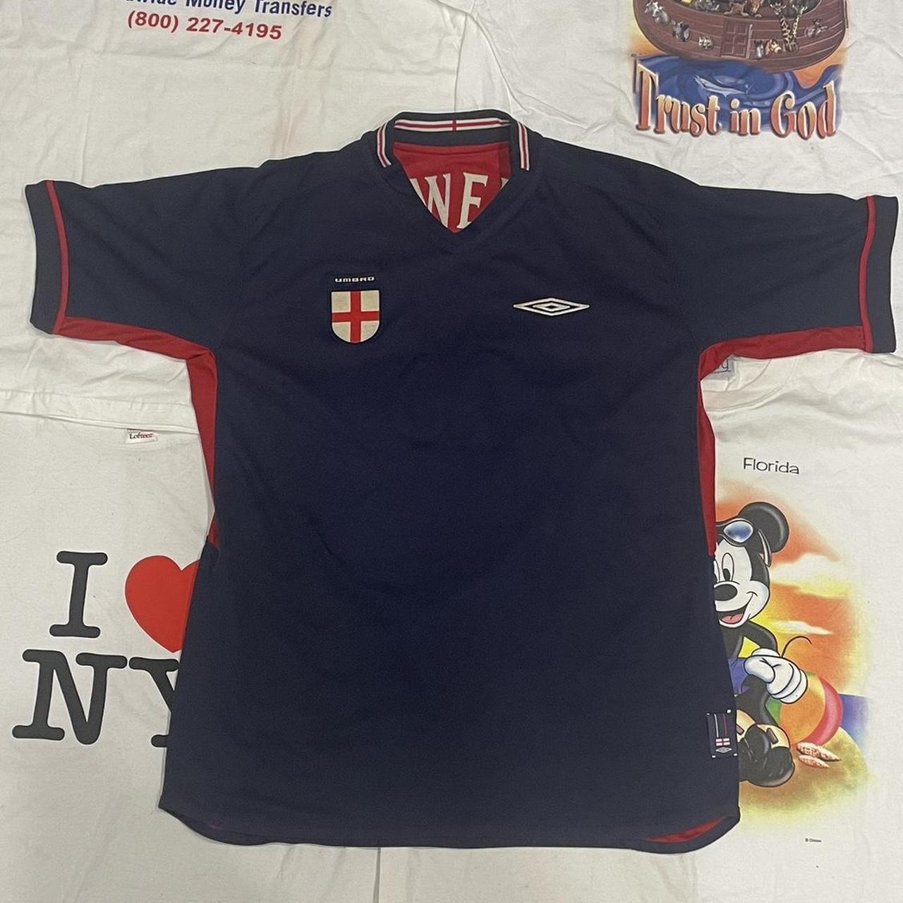 Umbro England Reversible 2002-04 Owen #... - Depop