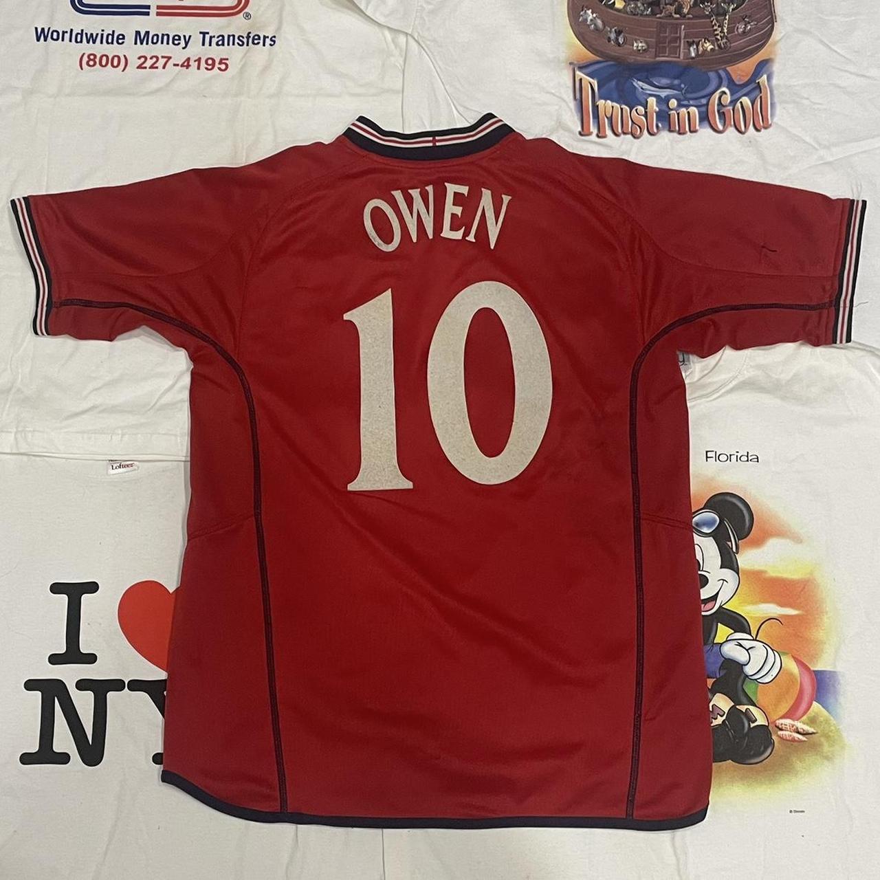 Umbro England Reversible 2002-04 Owen #... - Depop