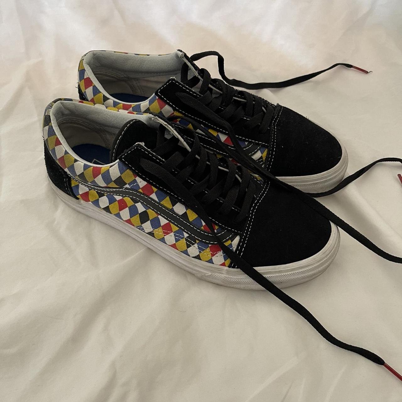 VansxUo Playing Card shoes. Mens 6, women’s 7.5 - Depop