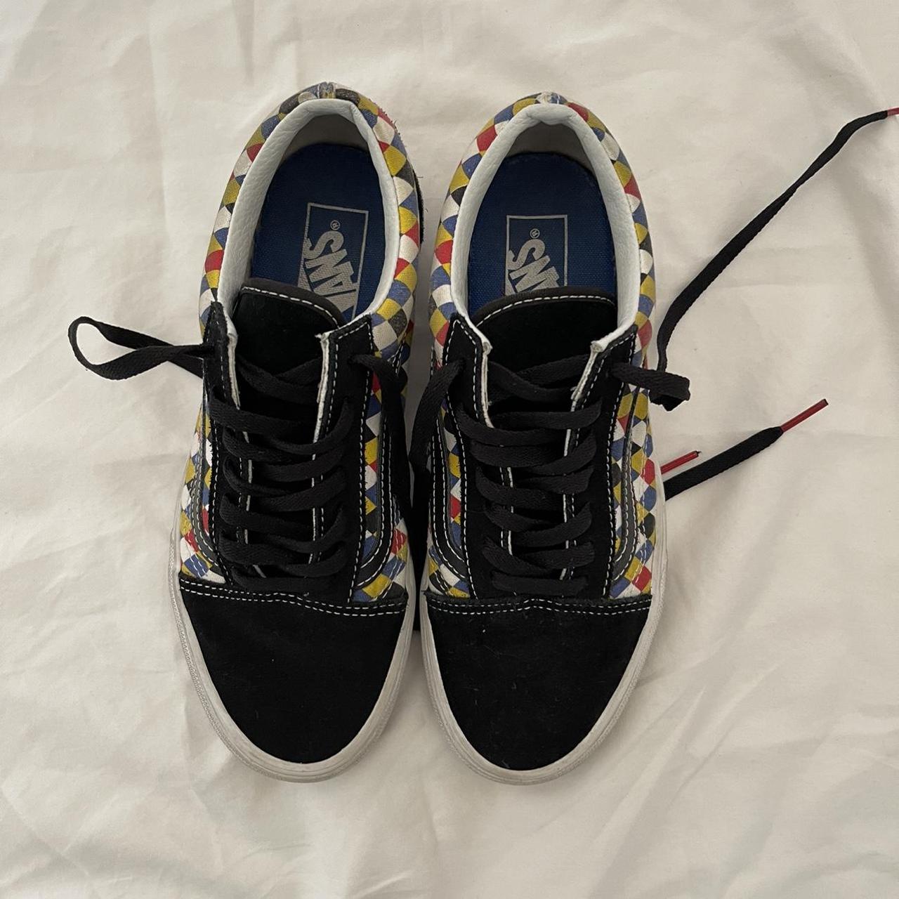 VansxUo Playing Card shoes. Mens 6, women’s 7.5 - Depop