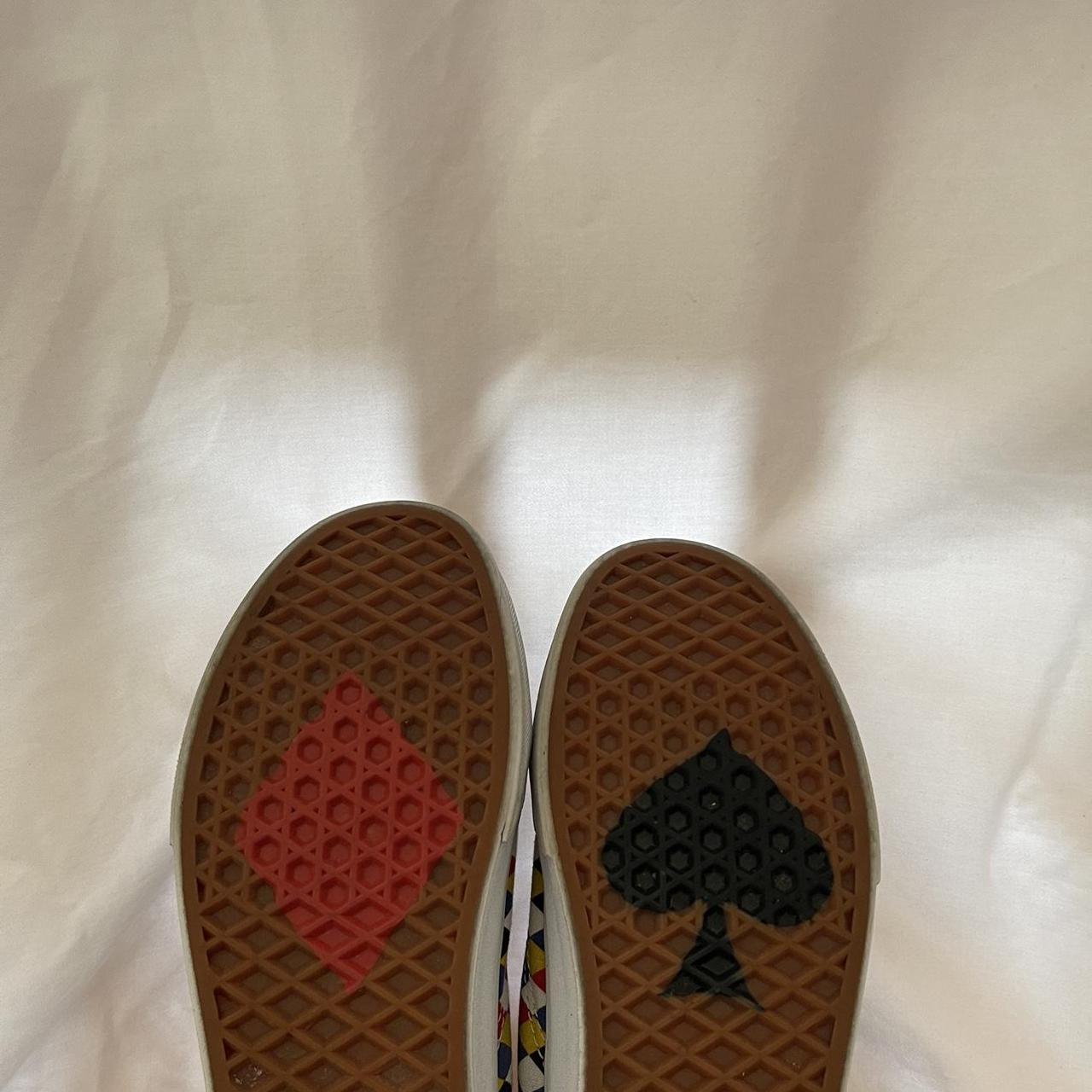 VansxUo Playing Card shoes. Mens 6, women’s 7.5 - Depop