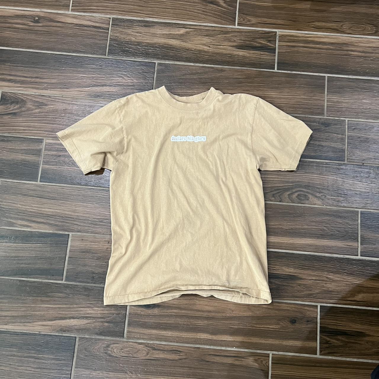 21 Men Men's Cream T-shirt | Depop