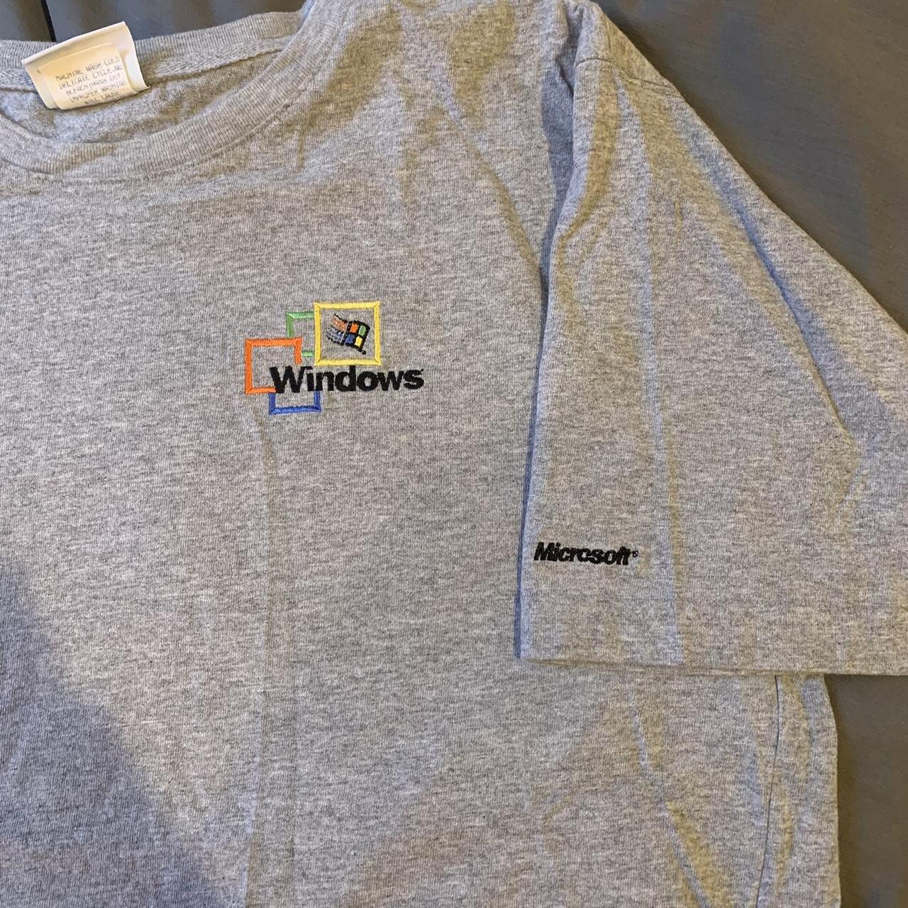OG MICROSOFT WINDOWS TSHIRT PERFECT... - Depop