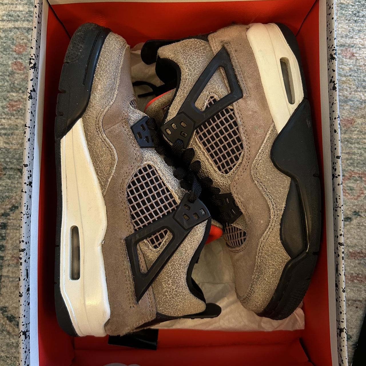 Jordan 4 retro taupe haze. Youth size 4 but fits a... - Depop