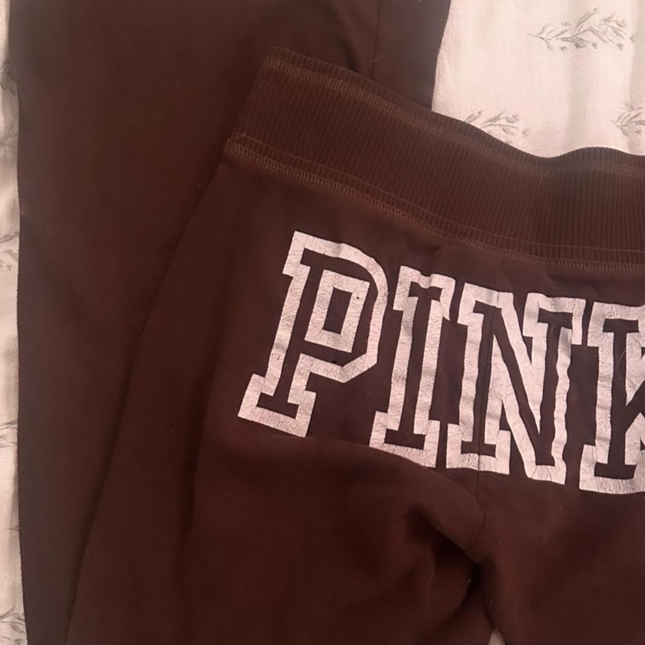 the cutest flared low rise PINK pants! size xs... - Depop