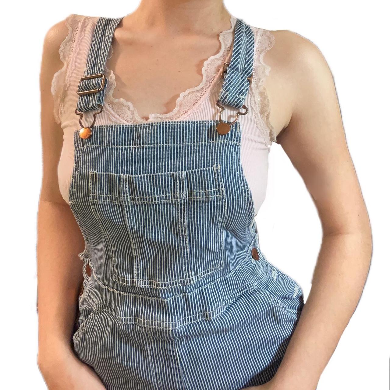 Short overalls Light blue shirt over alls Farmers... - Depop