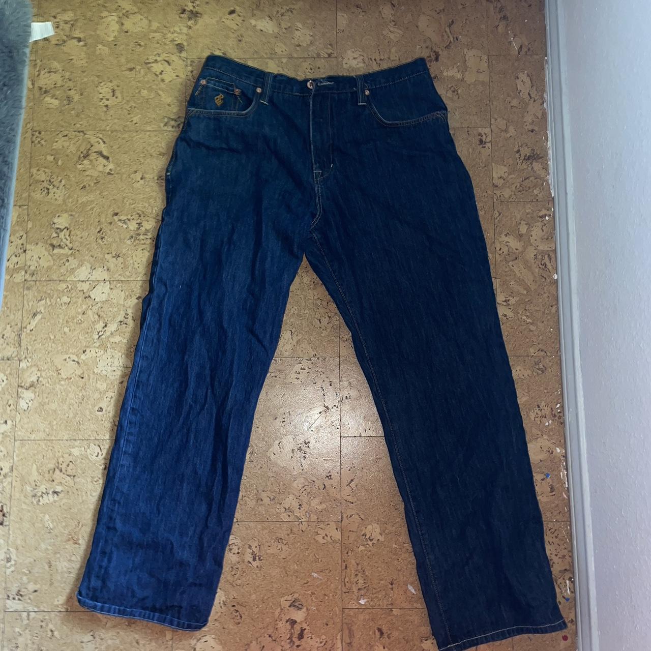 cool ass roca wear jeans for some reasons it won’t... - Depop