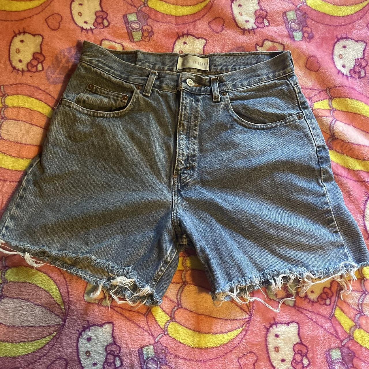 Light wash jorts! Great fit and super cute #jorts... - Depop