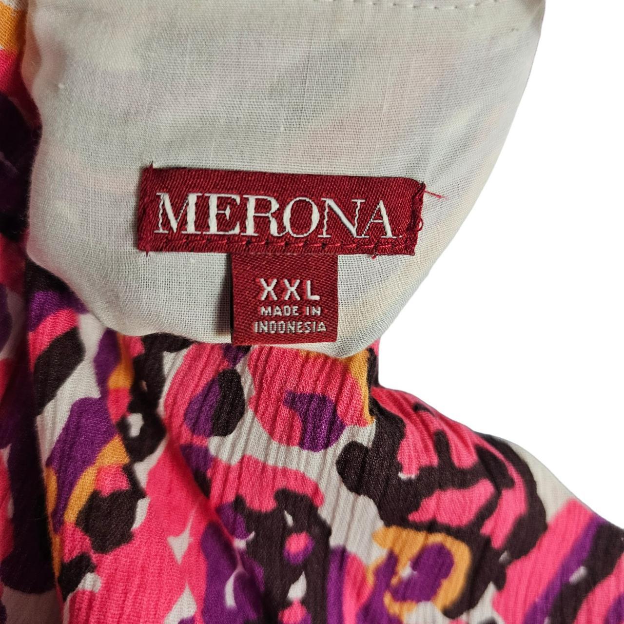 2x Merona Retro Colorful Boho Cinched Waist Crochet... - Depop