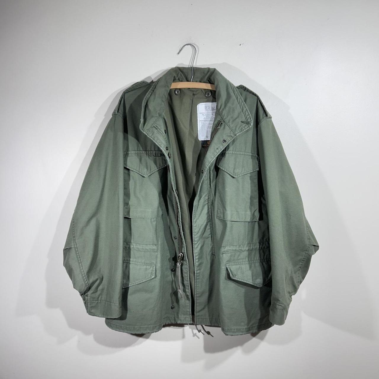 80s military M65 field jacket made in the USA Size:... | Depop