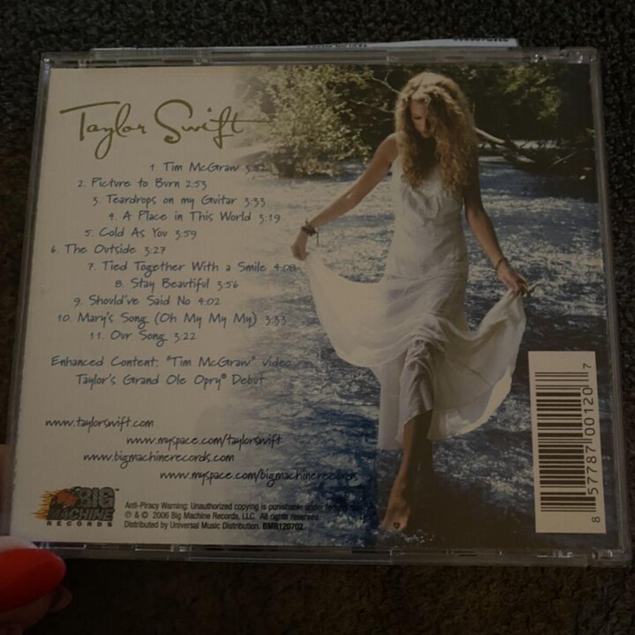 Taylor Swift Self-Titled 2006 CD. SIGNED RARE HTF - Depop