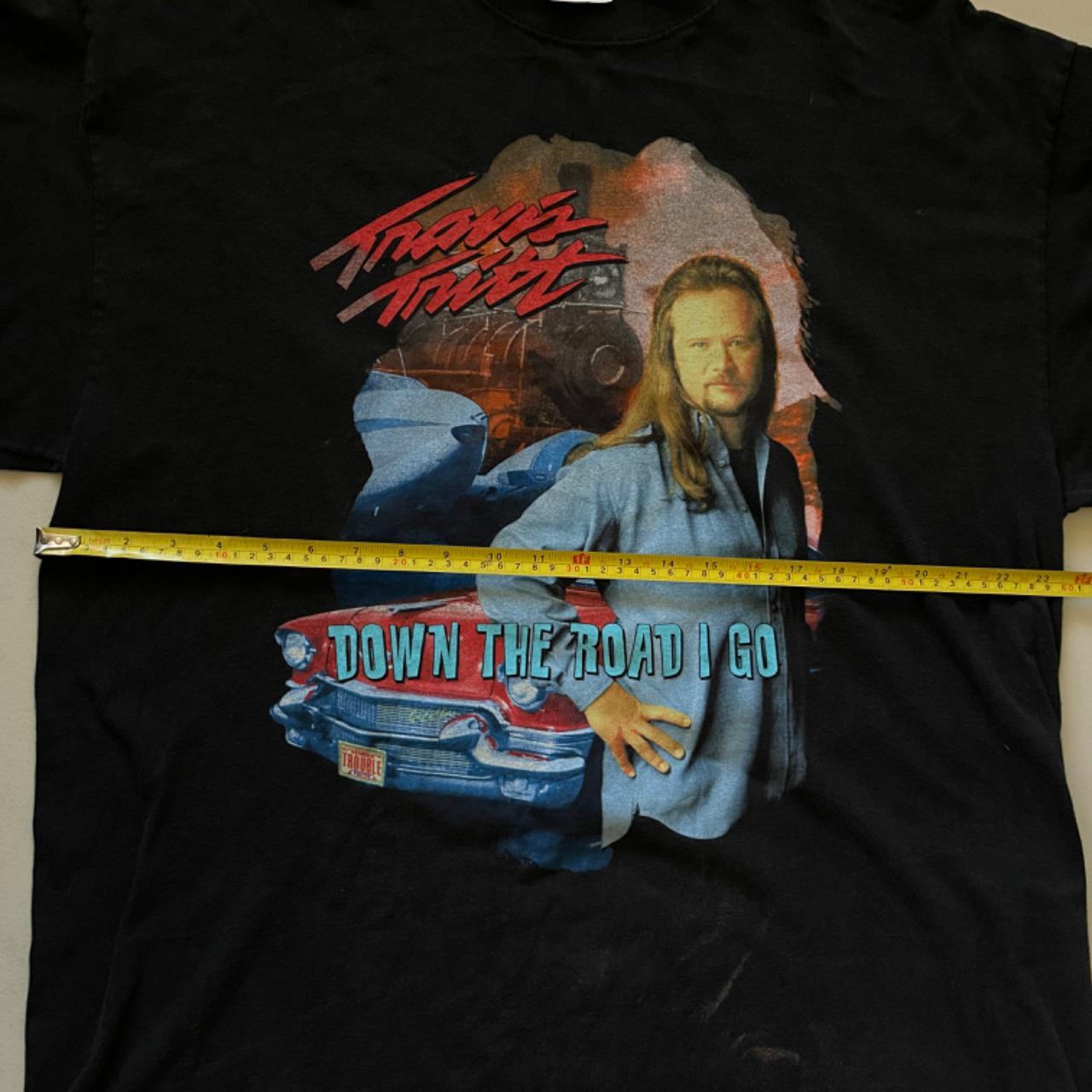 Vintage 2000 Randy Travis Down the Road I Go Size XXL - Depop