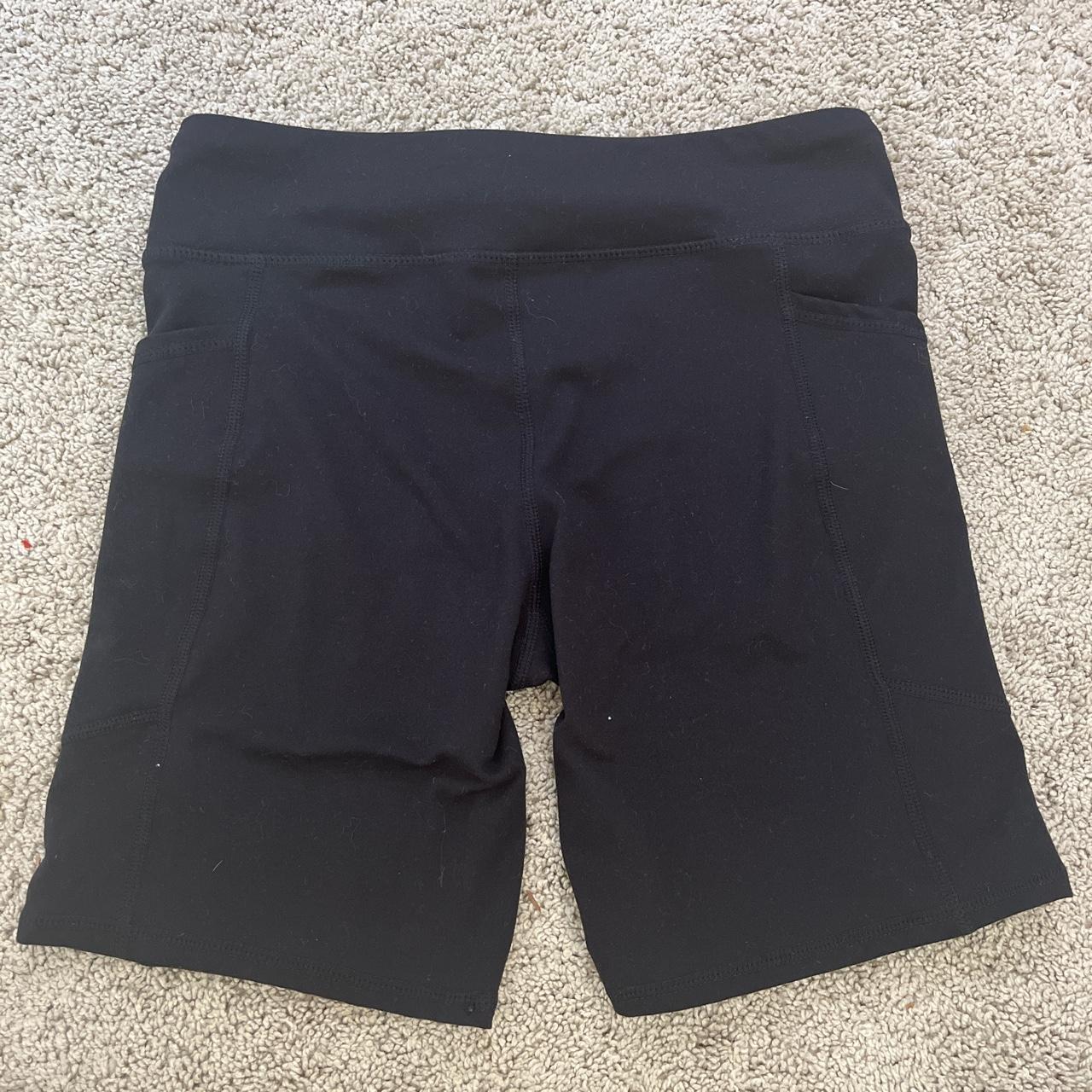 comfy soft buttery black biker shorts, fits like an... - Depop