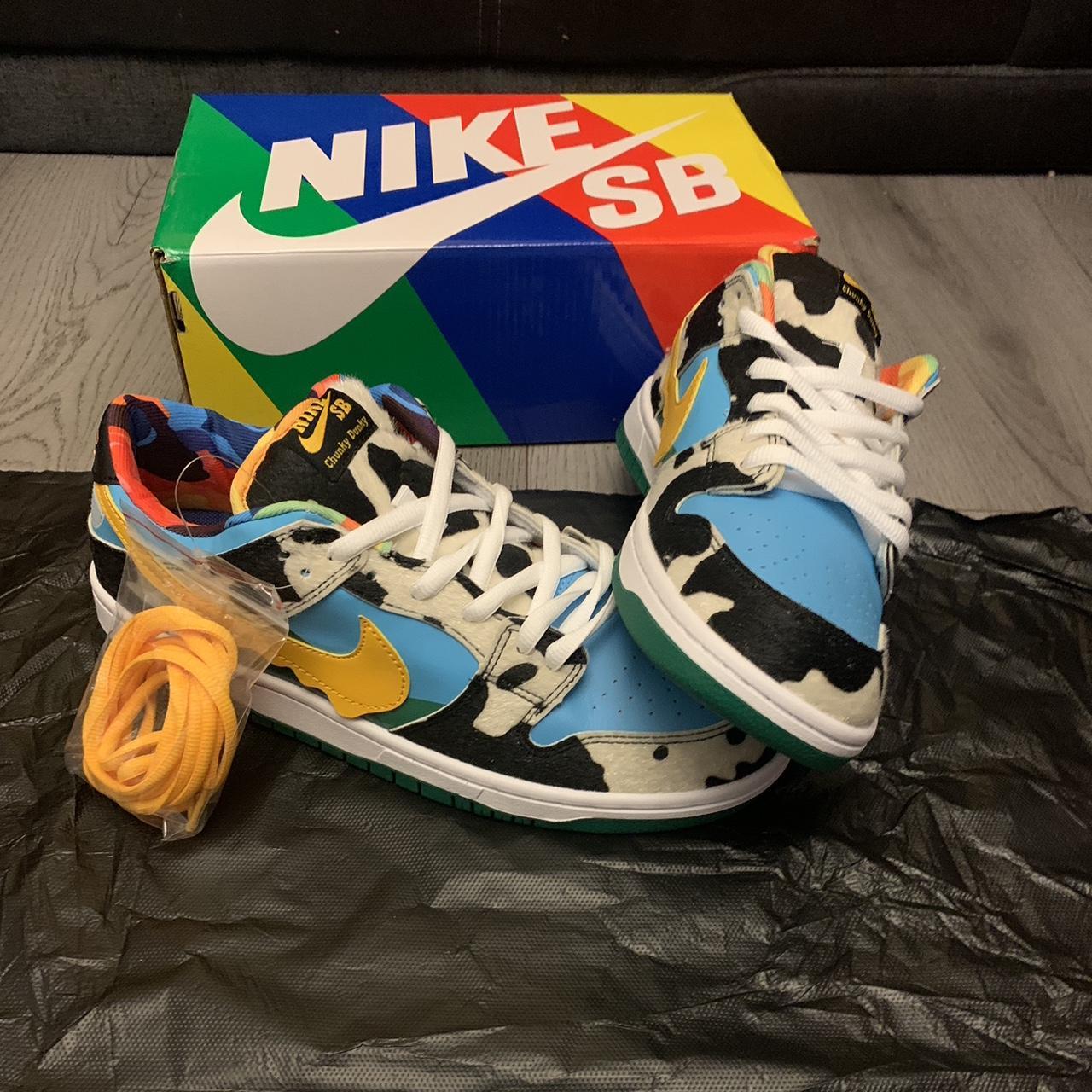 Ben and Jerry’s chunky dunky x Nike sb dunks Size... - Depop