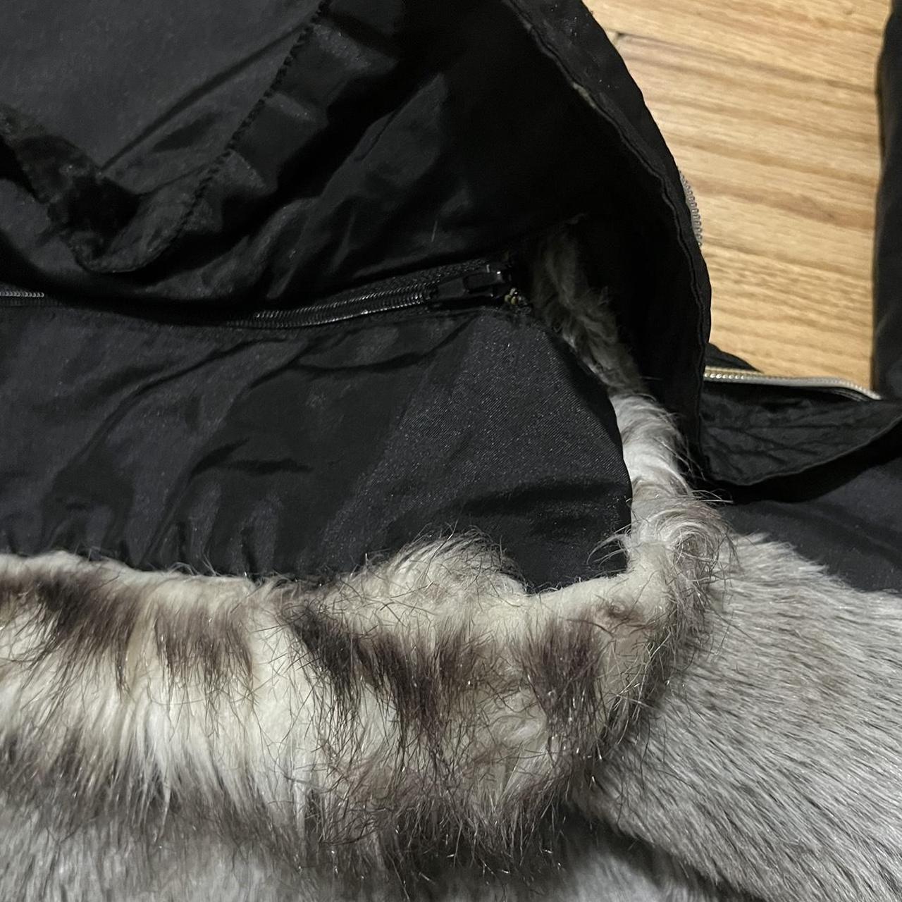 Baby phat puffer coat -size L -faux fur lining... - Depop