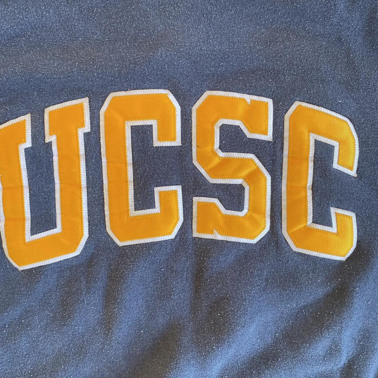 Vintage UCSC Hoodie -size large -great condition... - Depop