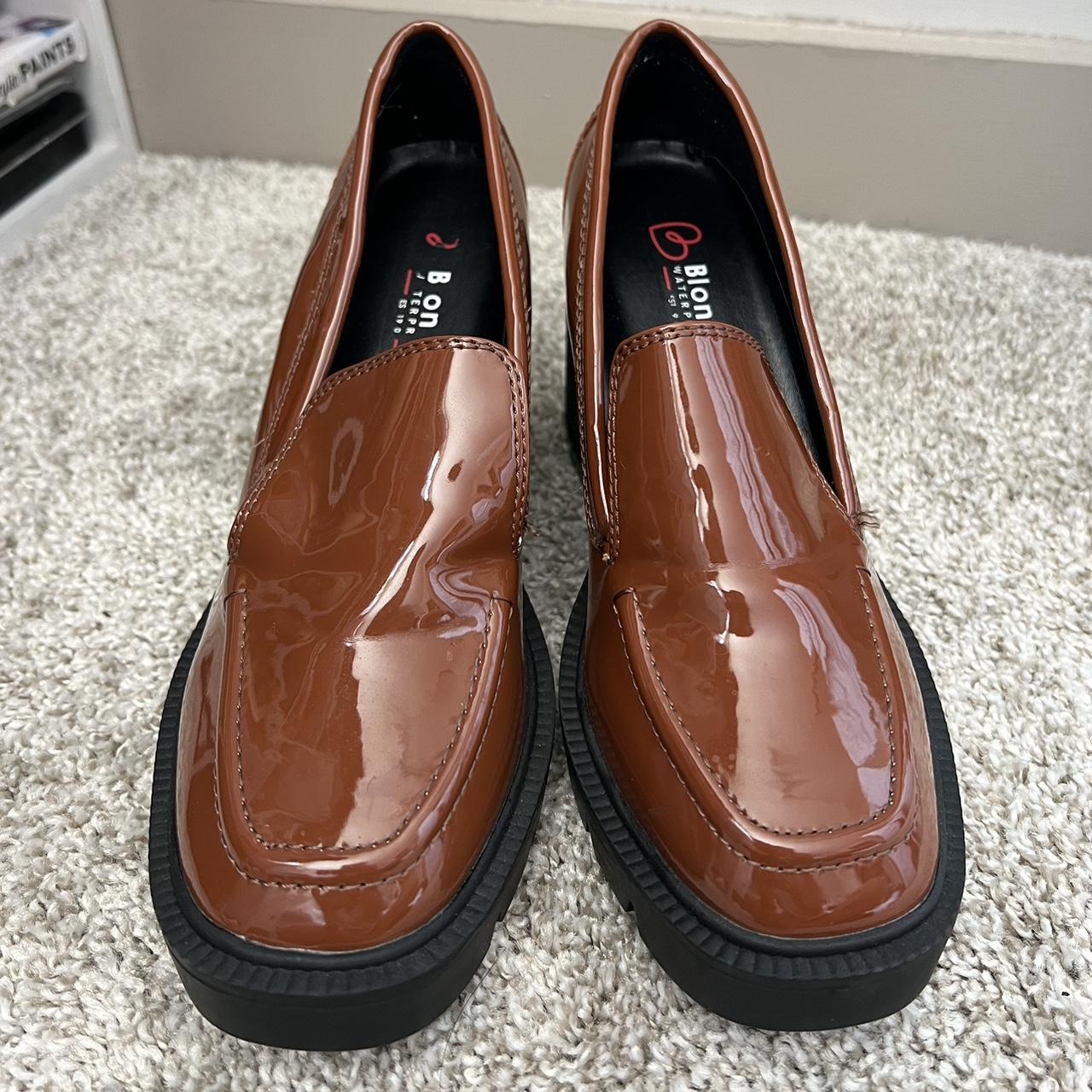 The cutest Brown Platform Heels 🐻 Repop! These are... | Depop