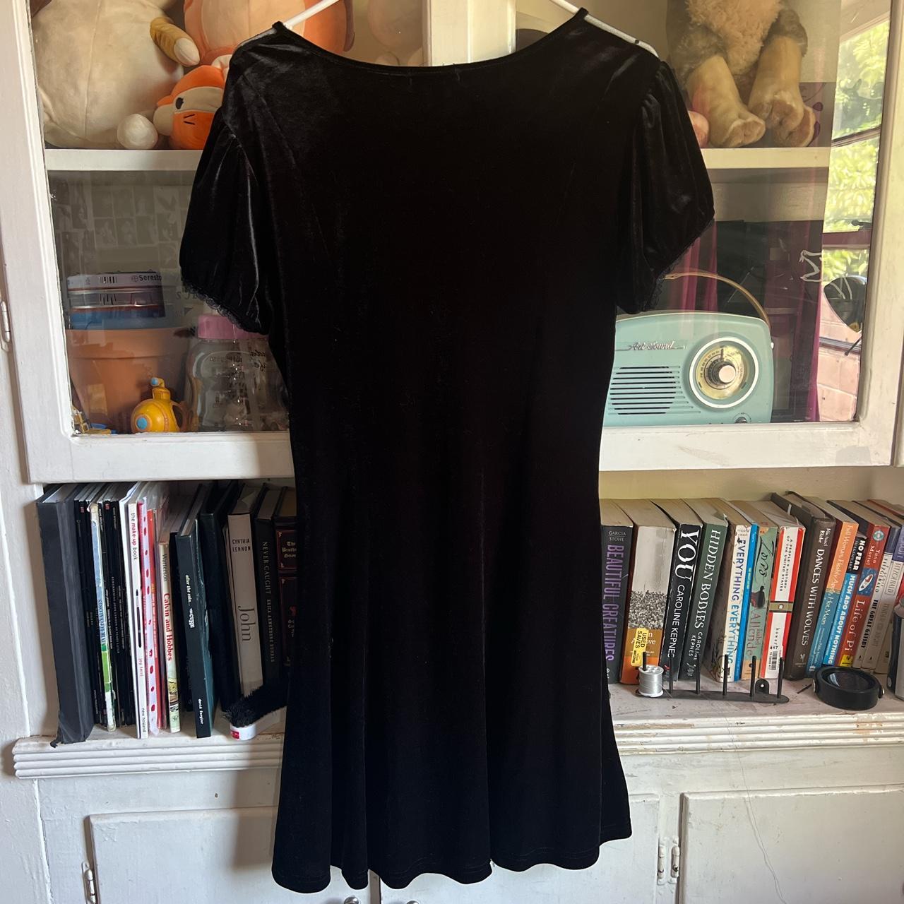 Hot Topic Women's Black Dress | Depop
