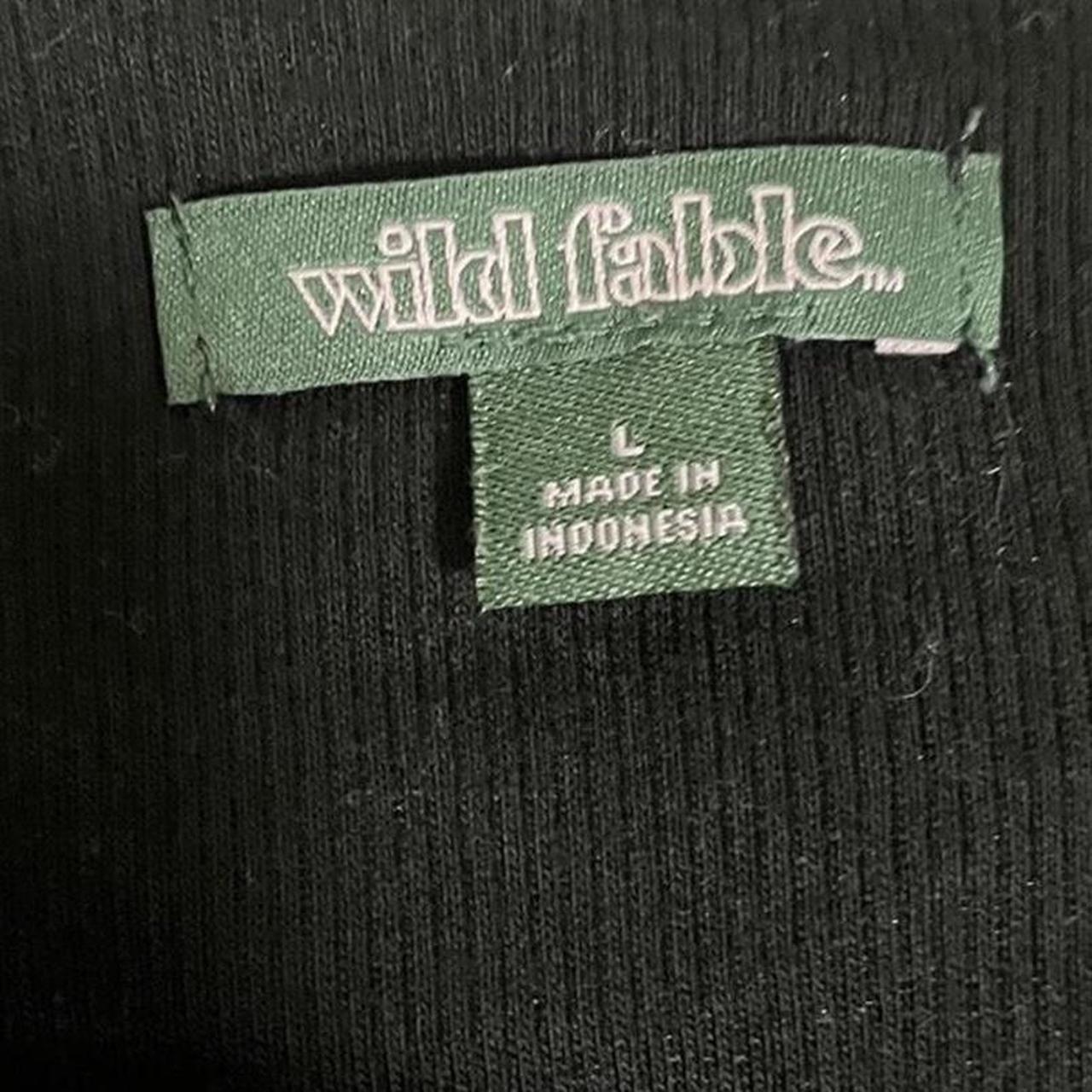 Wild Fable Women's Black Shirt | Depop