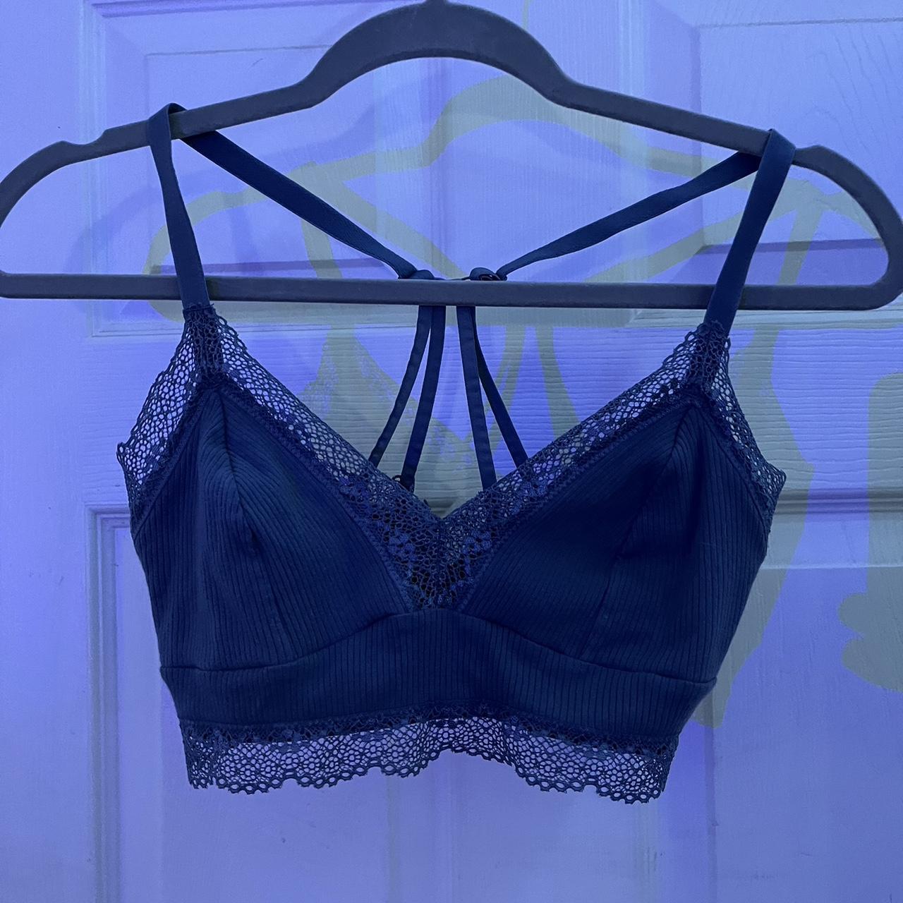 Colsie Bralette - Blue Size: Medium #bralette... - Depop