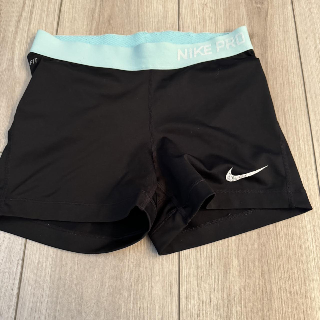Nike pro shorts size medium, no holes, some piling... - Depop