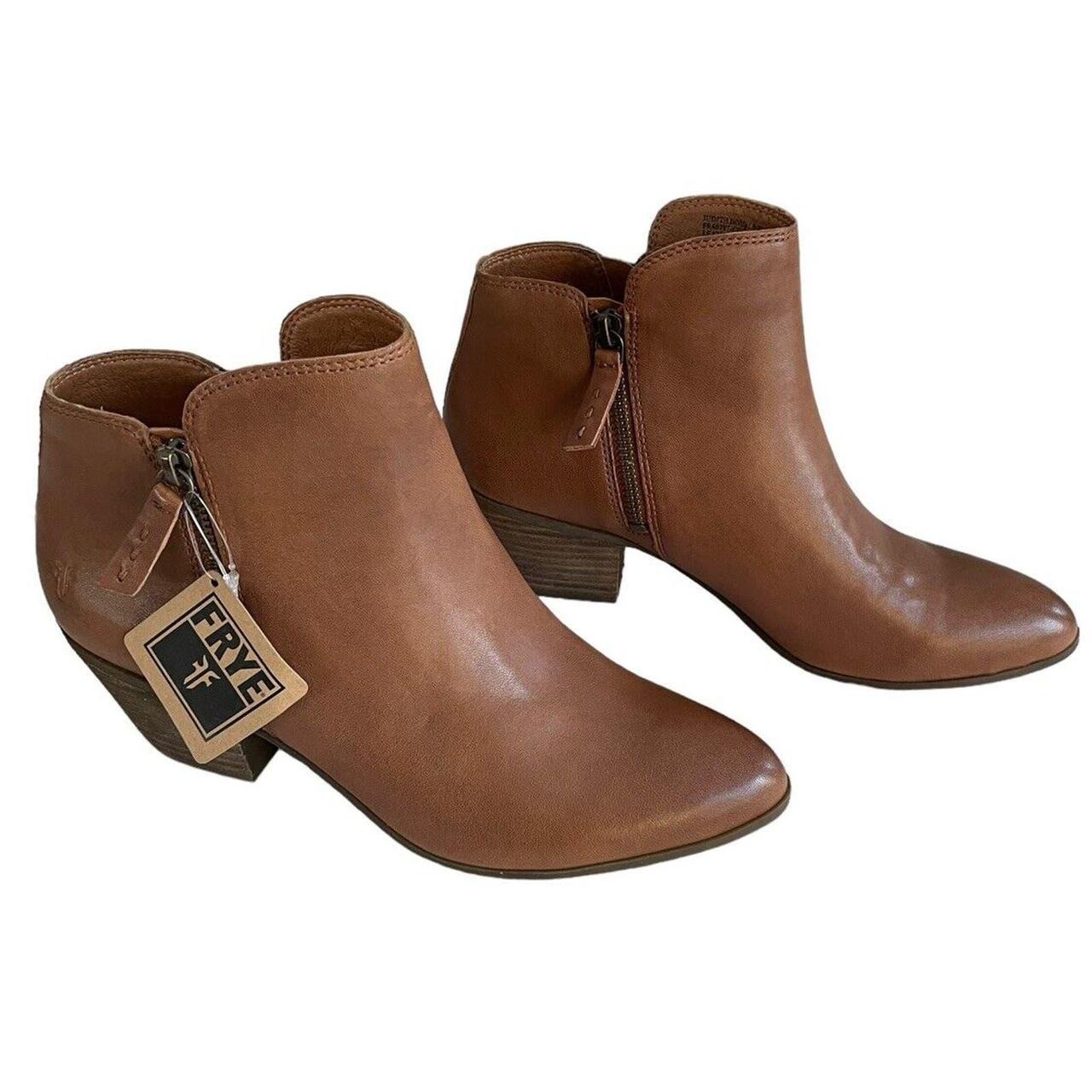 New with tags Frye Judith Double Zip ankle boots in... - Depop