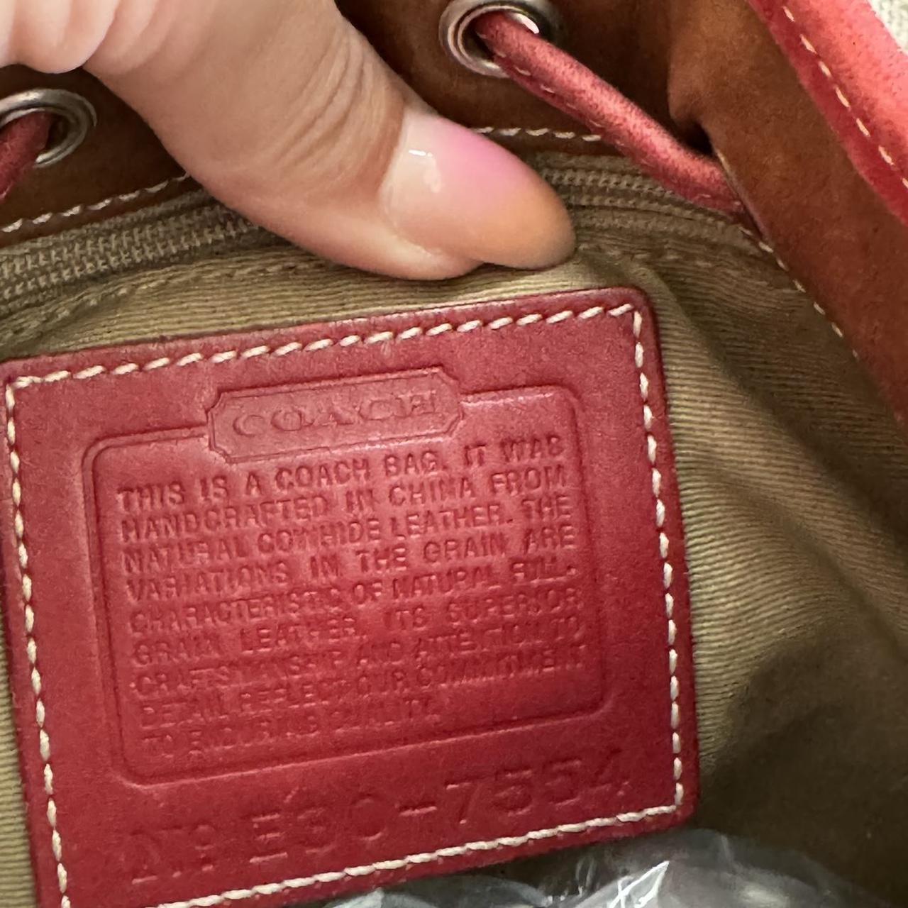 Vintage red coach bucket bag. Perfect pop of red and... - Depop