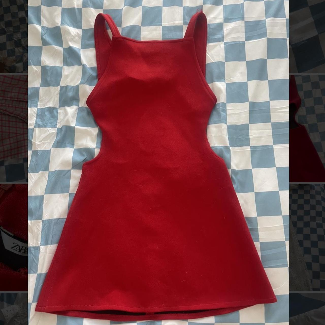 zara backless red dress 🌹♥️🍓 ️ this dress is so... - Depop