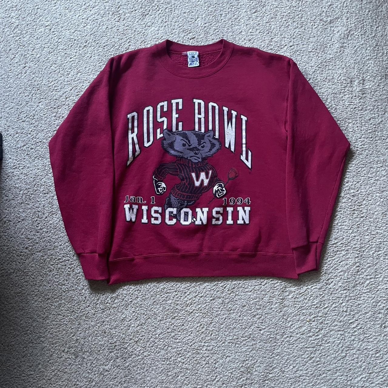 Vintage 1994 Wisconsin Badgers crewneck Made in USA... - Depop
