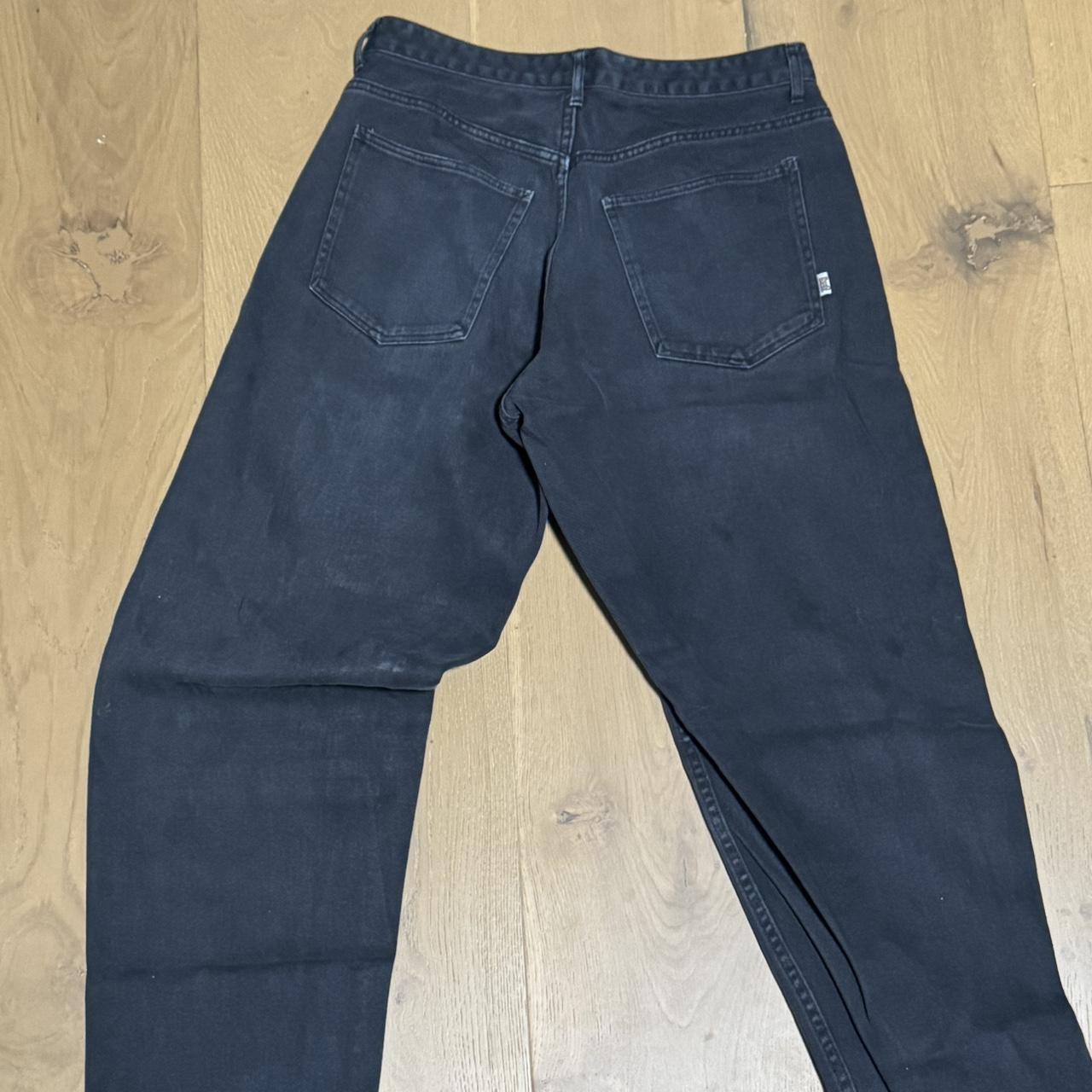 Baggy black HUF CROMER jeans #loose #baggy #skaterpants | Depop