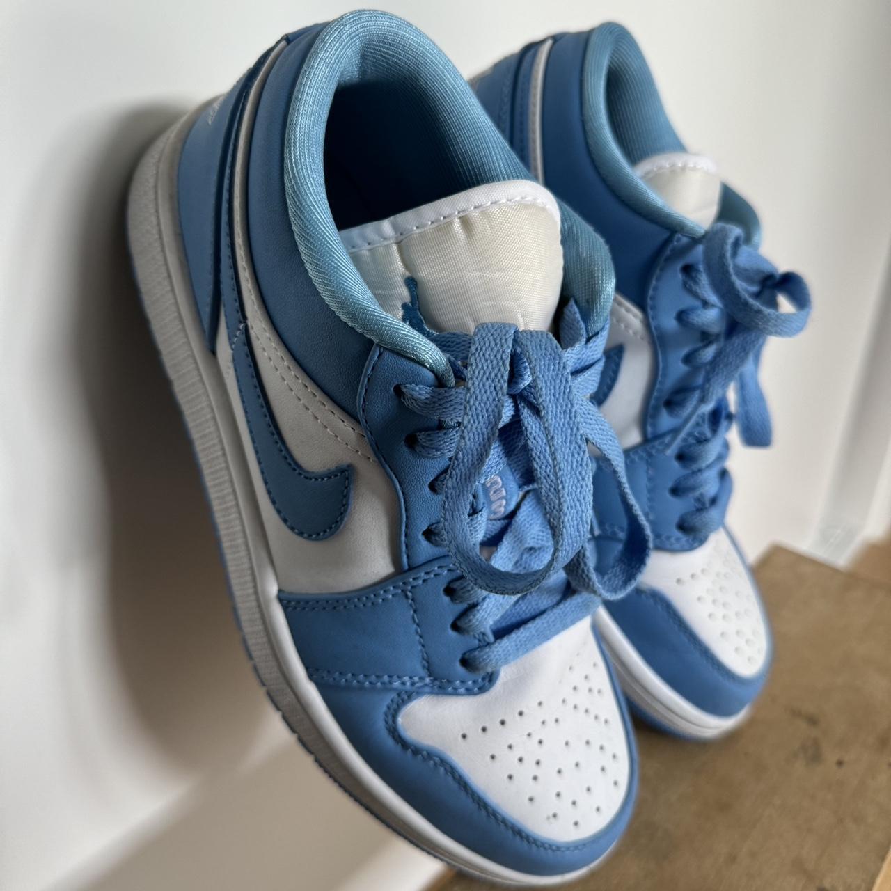 Nike low dunks baby blue colour Size eu 38 us... | Depop