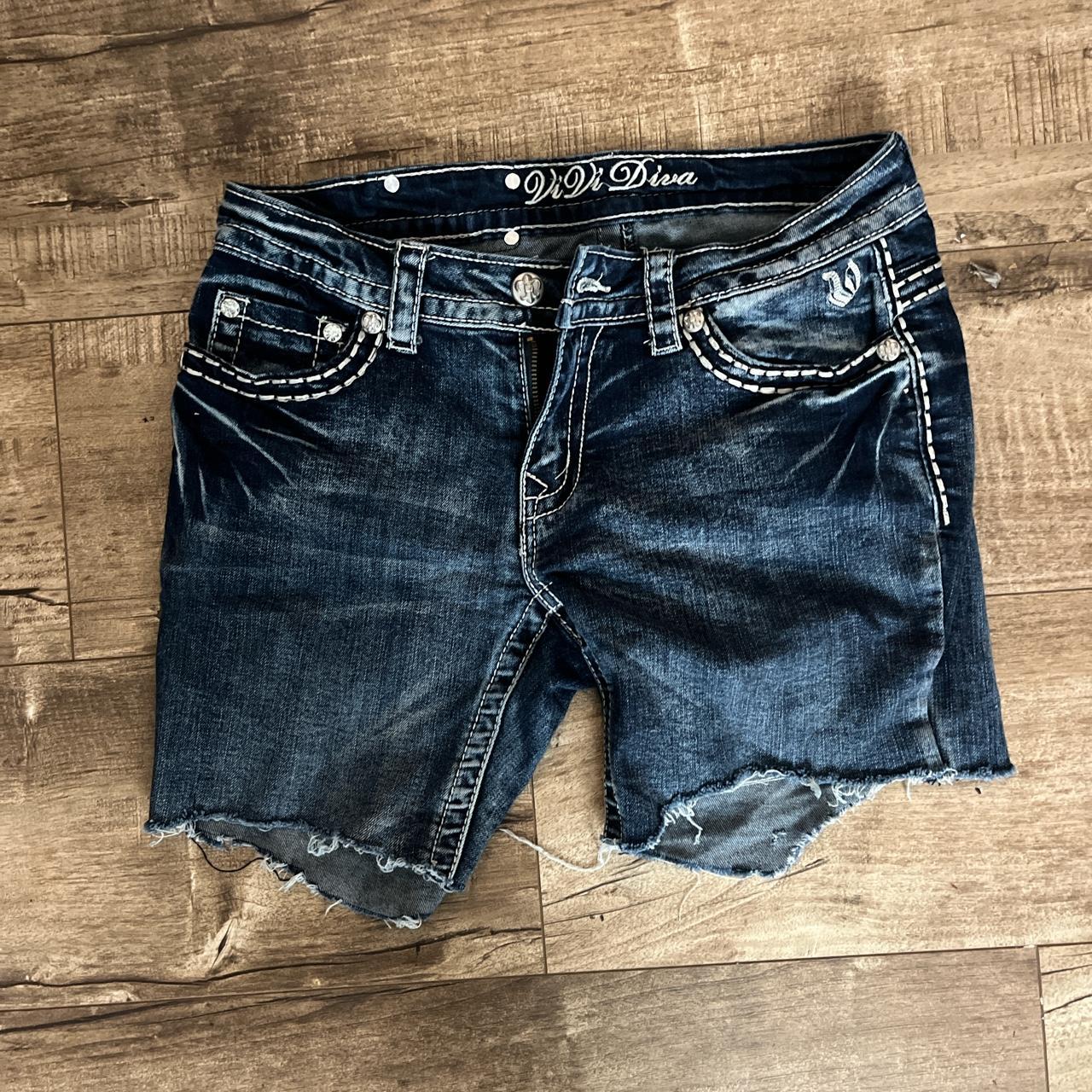 Vivi diva bling shorts size 4/27/xs - Depop