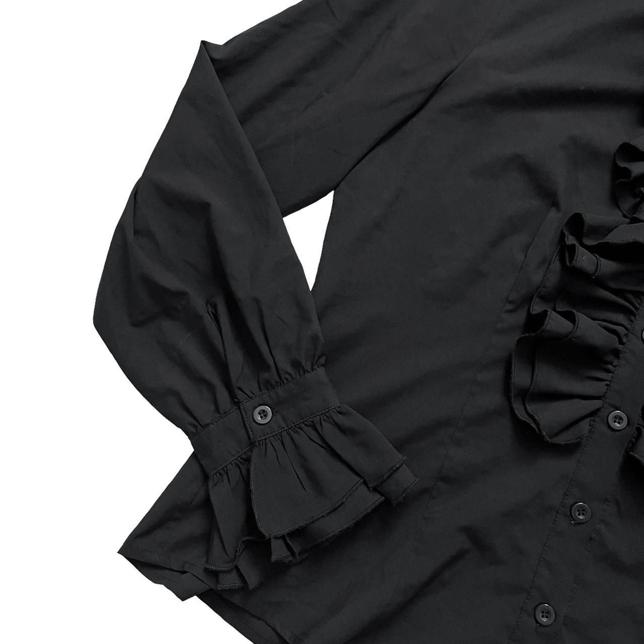 GOTHIC RUFFLE BLOUSE Brand: Kate Kasin (from amazon... - Depop