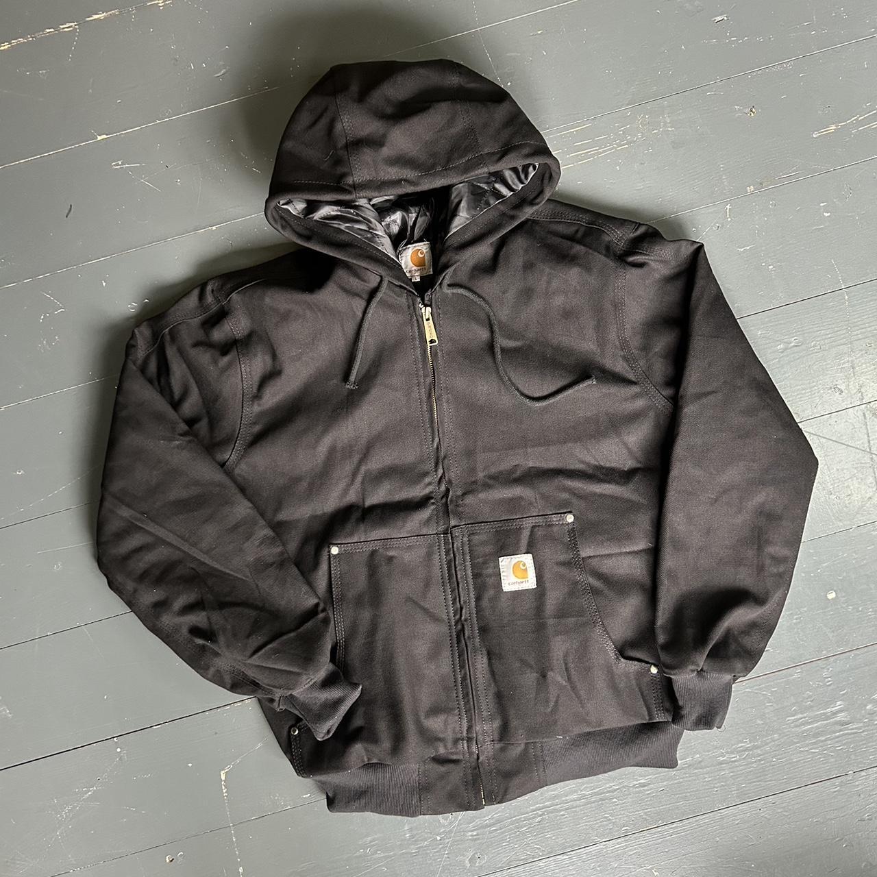 Black Carhartt Rework Jacket - super slick piece 🔥... - Depop