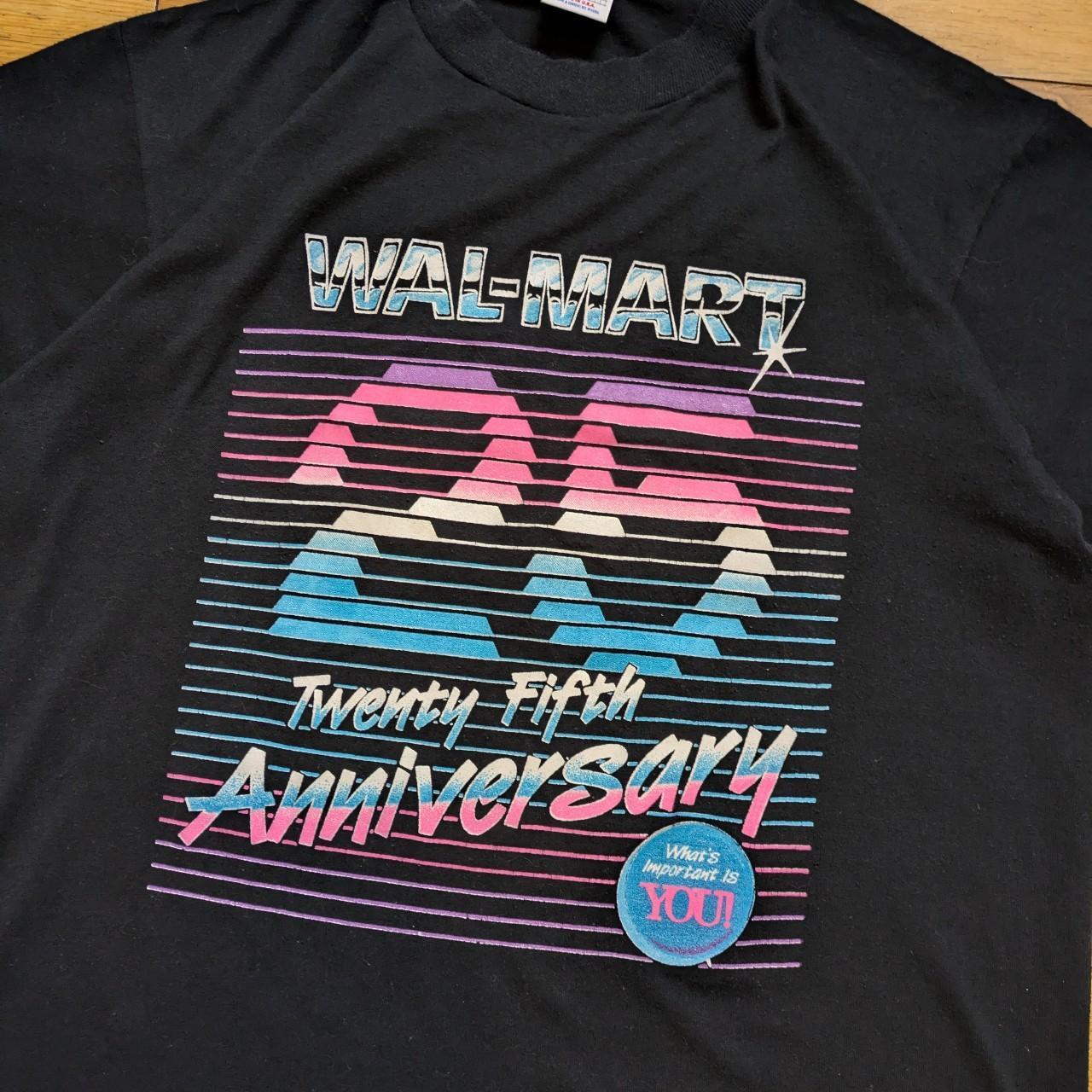 Vintage 1987 Jerzees Single Stitch Walmart 25th... | Depop