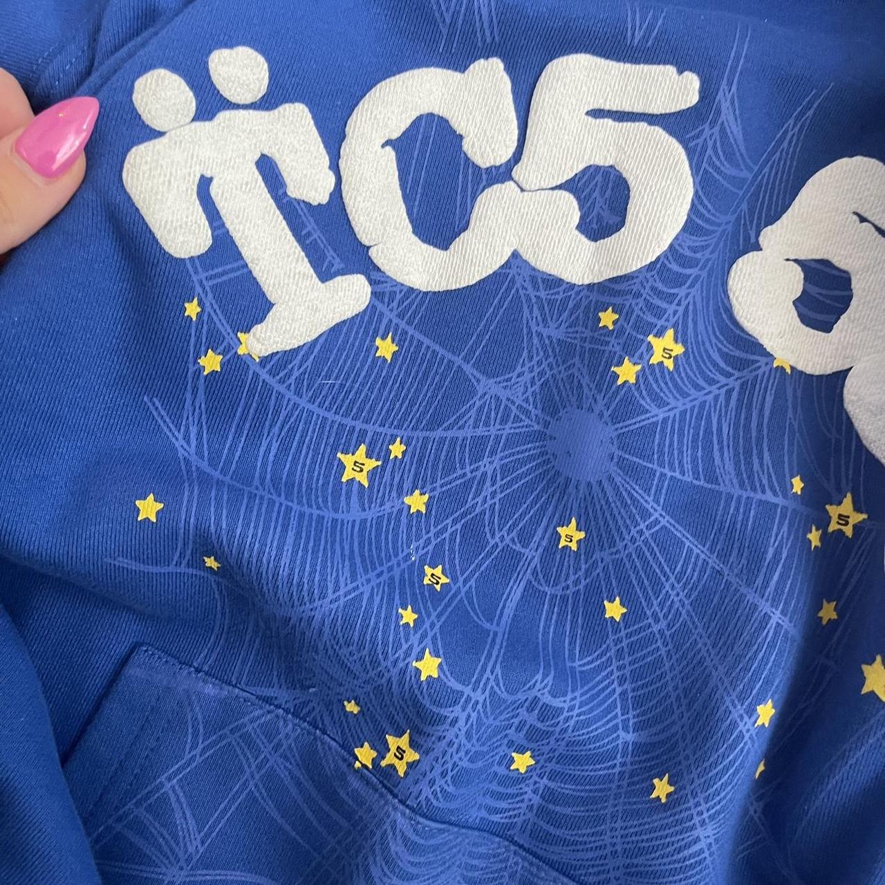 TC5-555 Sp5der hoodie 🧿💙🌎🫧😚 From... - Depop