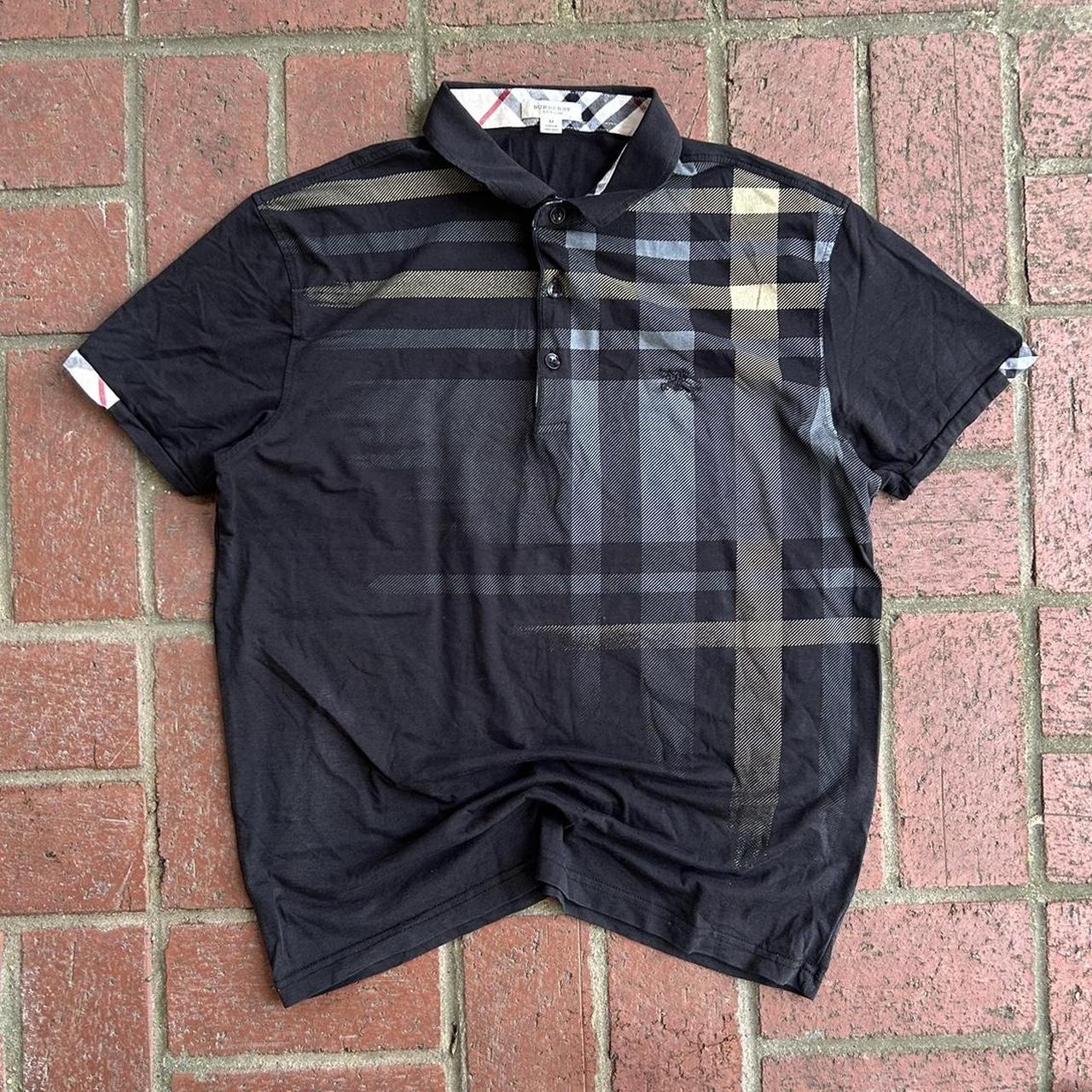 Vintage Burberry London polo style short-sleeve... | Depop