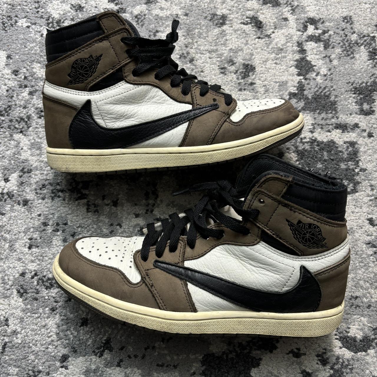 Nike Jordan 1 Retro OG Travis Scott High Mocha... - Depop