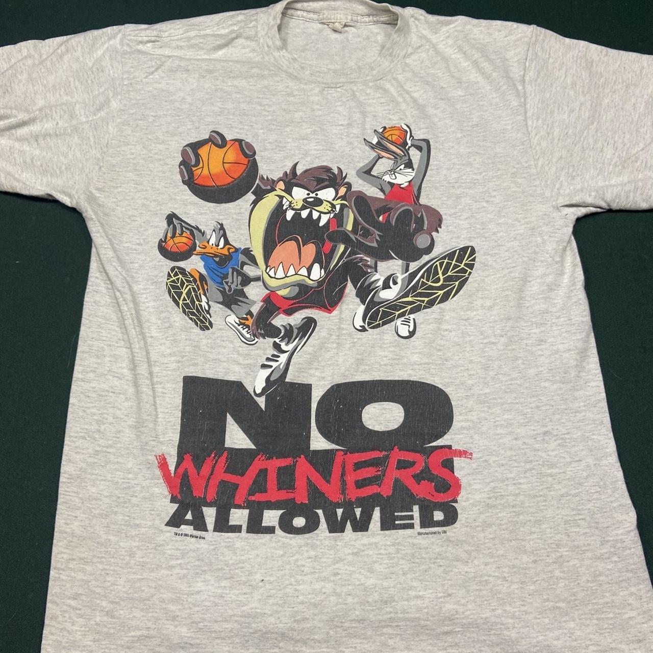 no whiners allowed looney tunes tee, no flaws ,... - Depop