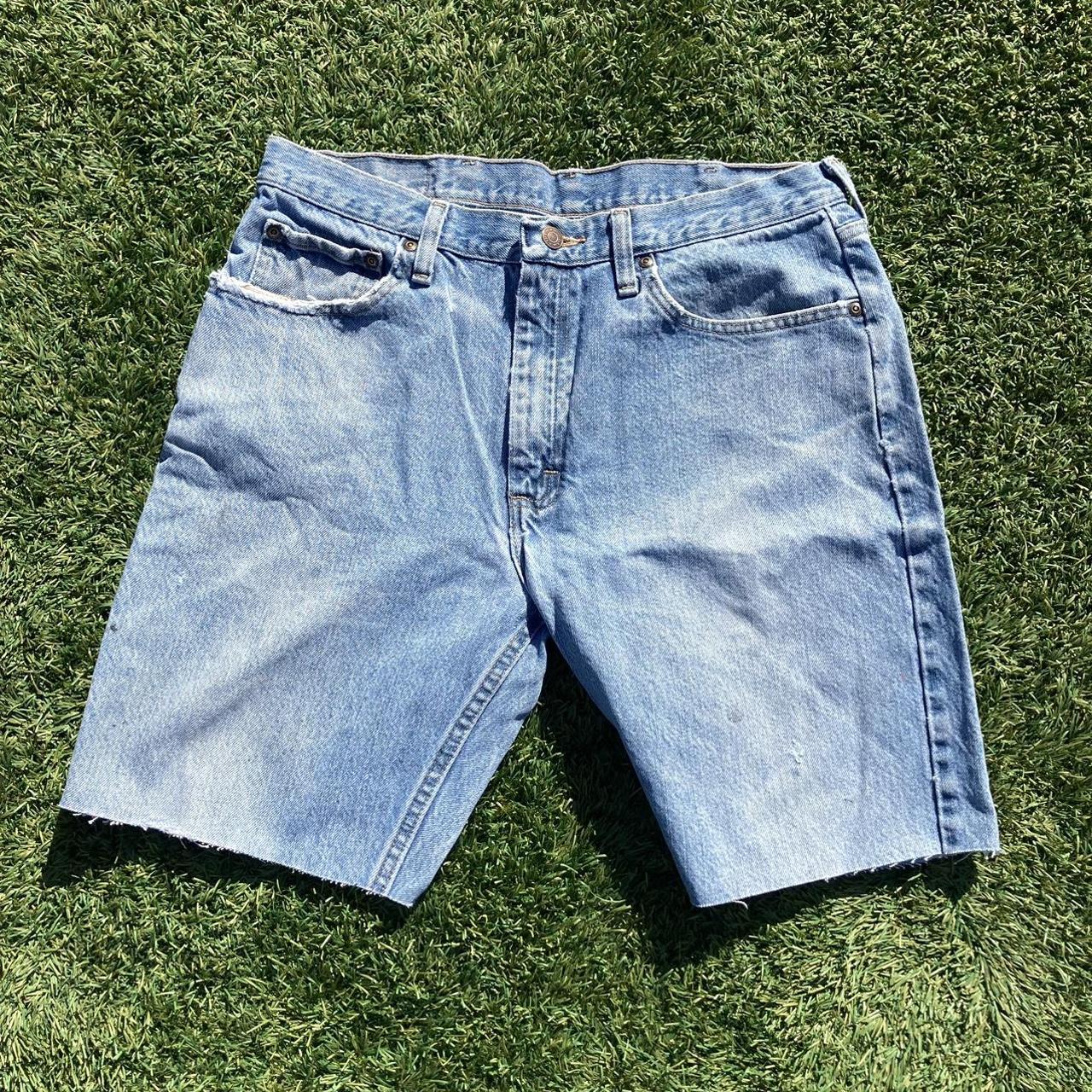 men’s custom wrangler jorts who ever cut these did... - Depop