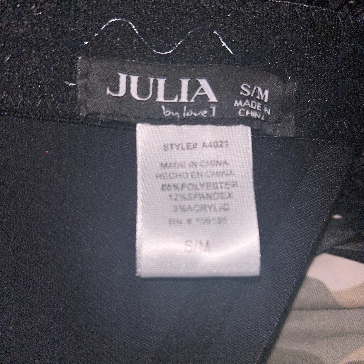 Julia by Love J Black Fringe Corset crop top Not... - Depop