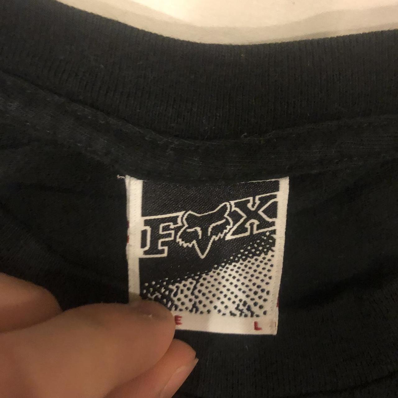 Men's Y2k Graphic Fox Racing Tee Shirt - Depop