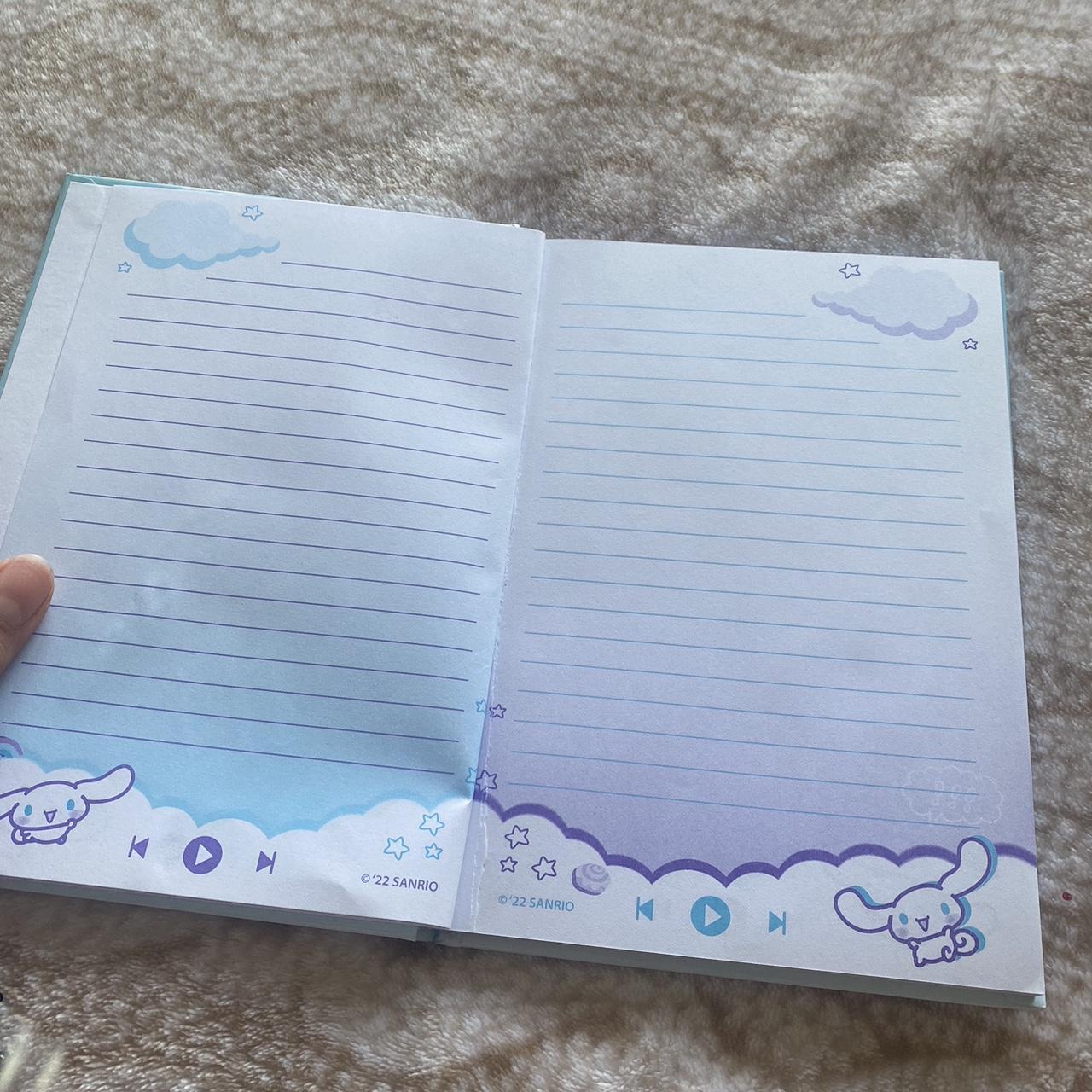 cinnamon roll sanrio journal cute book to write... - Depop