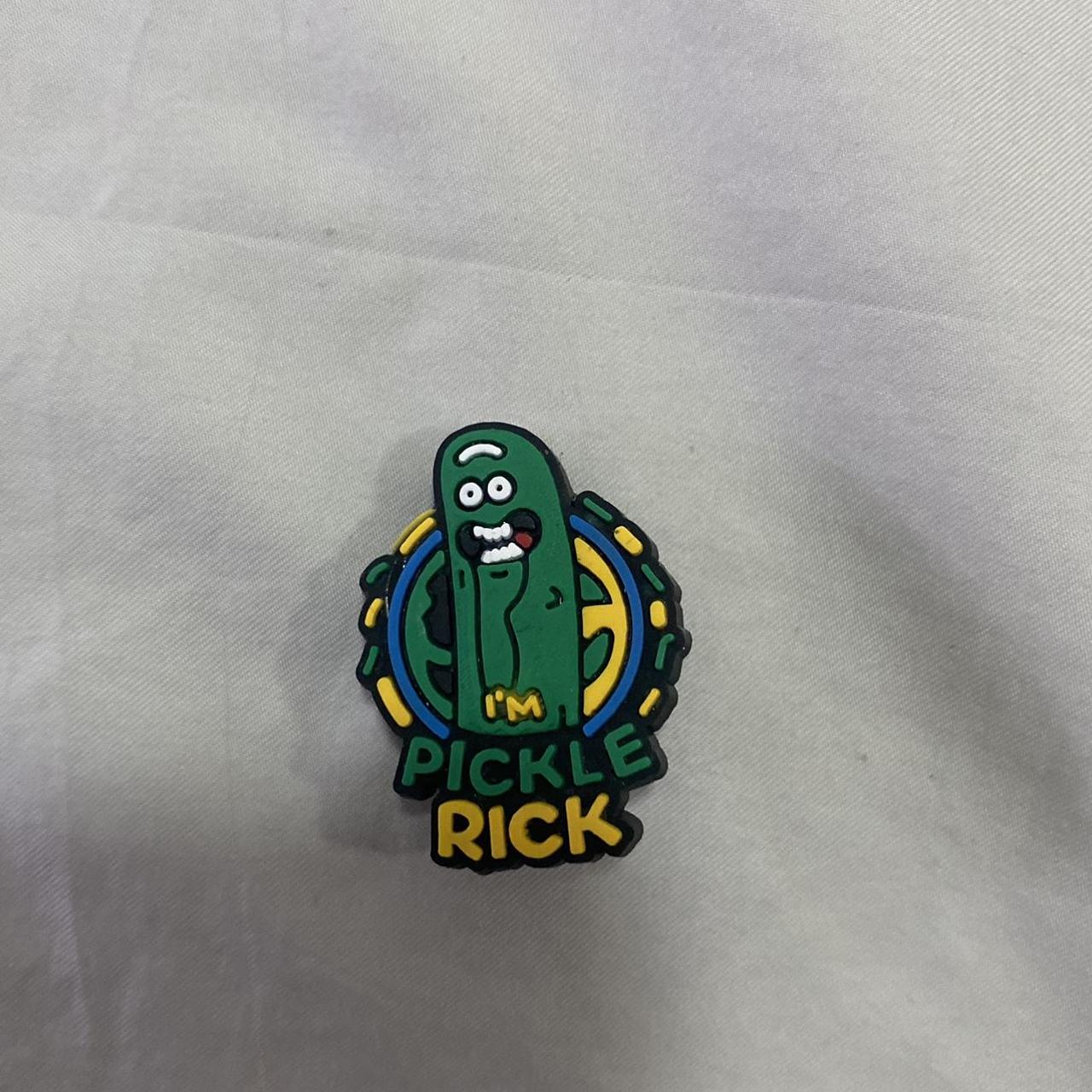 Rick and morty jibitz (pickle Rick) Comes in... - Depop