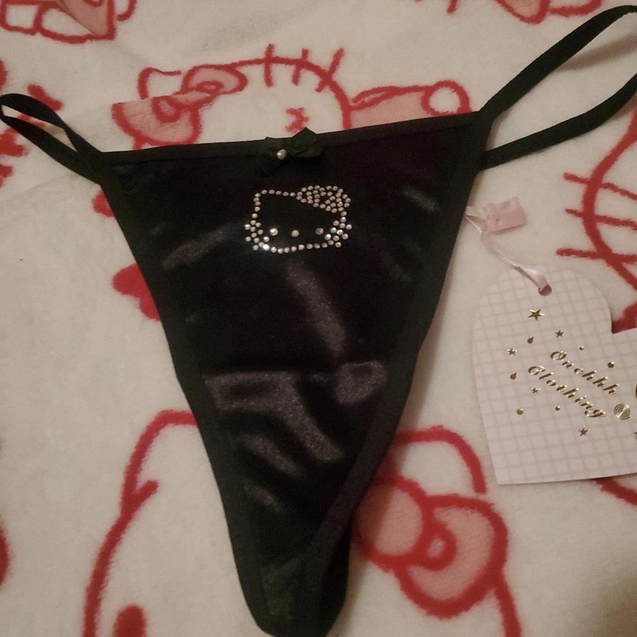 Hello Kitty Rhinestone G String brand new never... - Depop