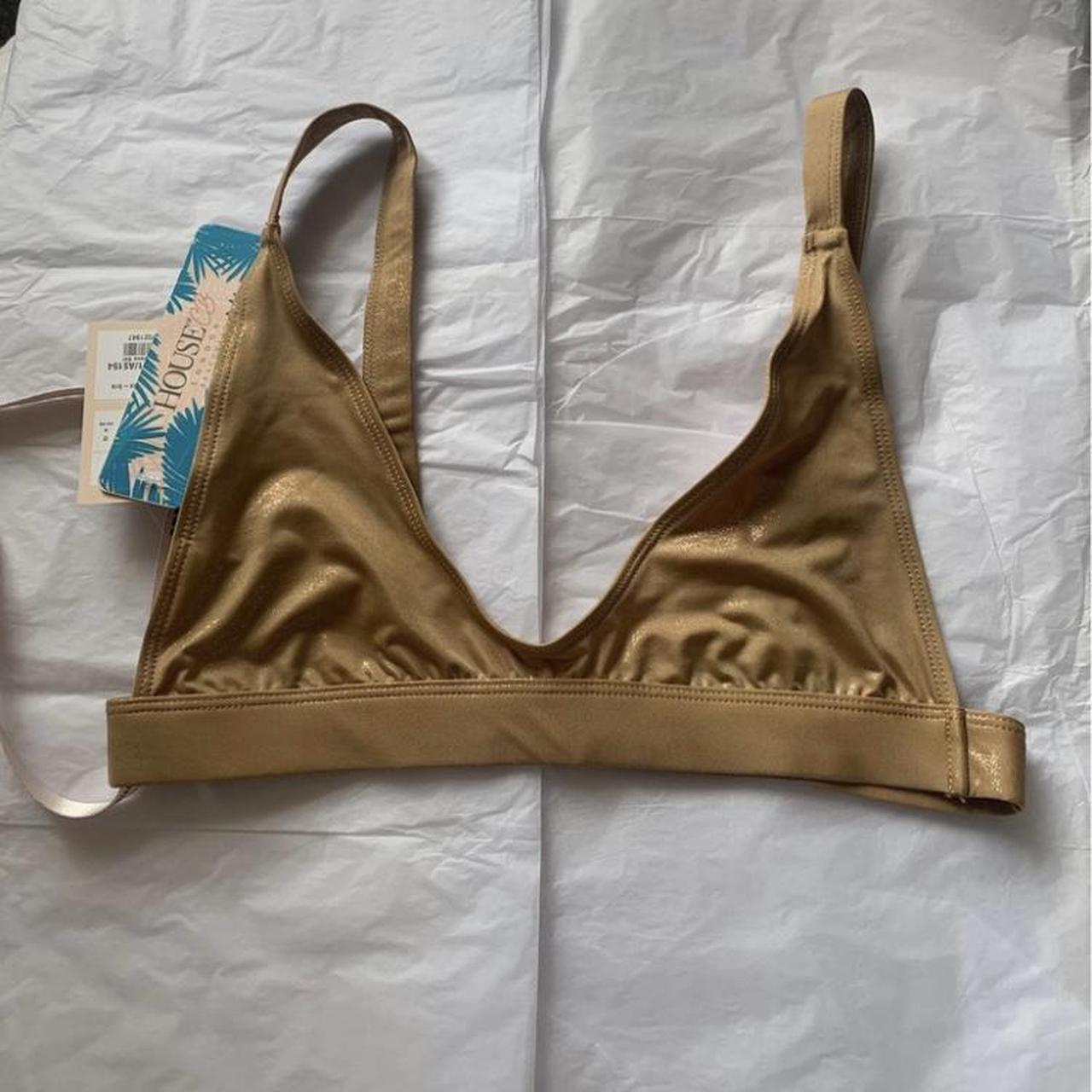 House of CB Women's Gold Bikinis-and-tankini-sets | Depop