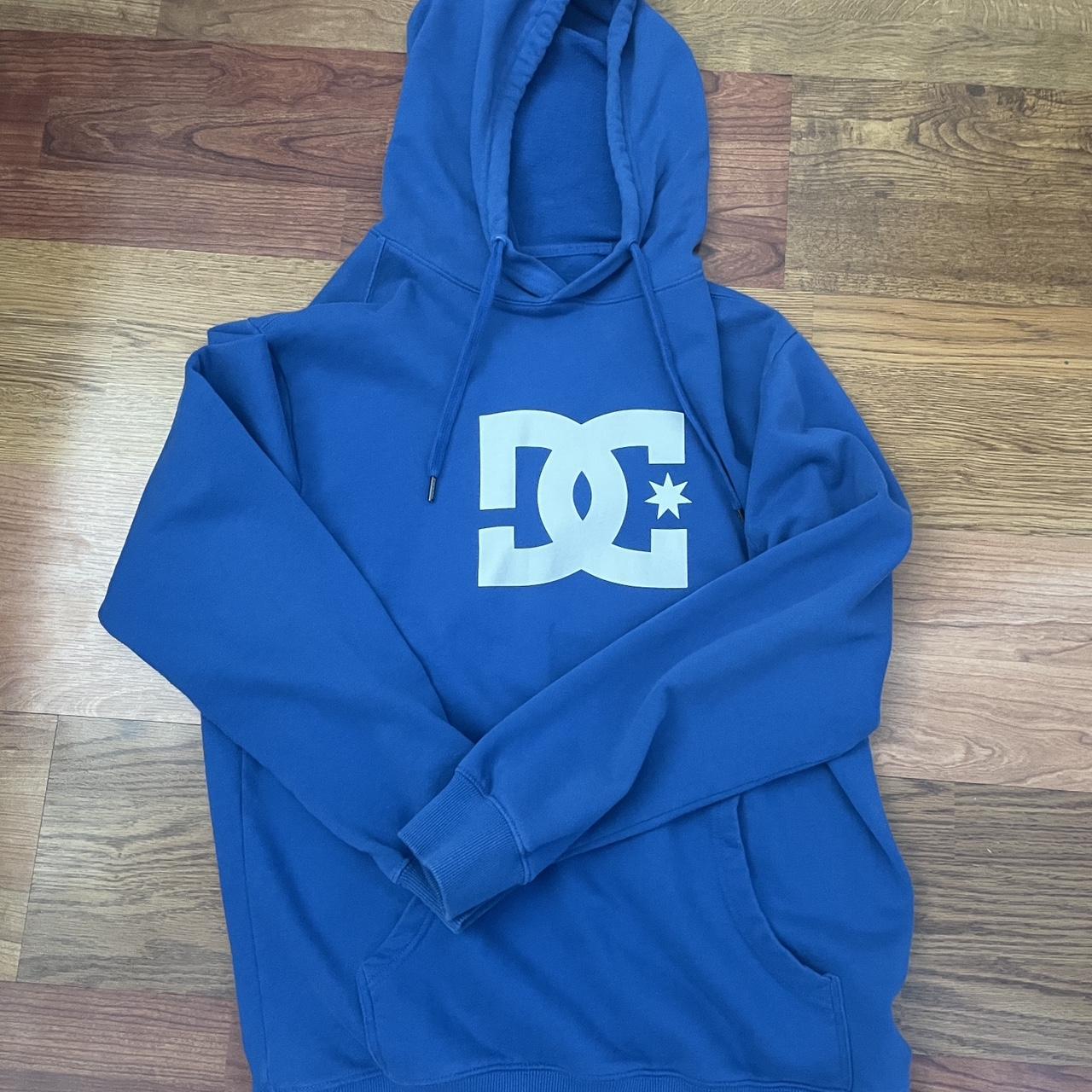 Light blue DC hoodie - Depop