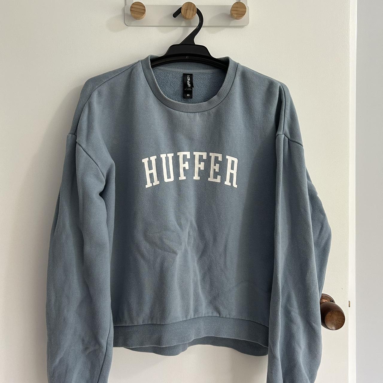 Huffer sweater size 8, open to offers - Depop