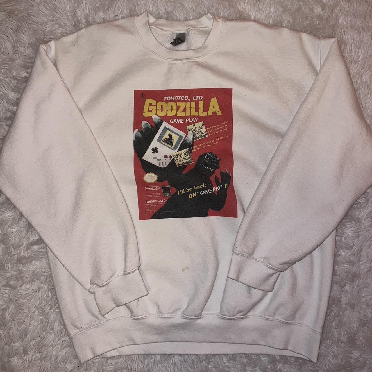 godzilla sweater bought in japan - Depop